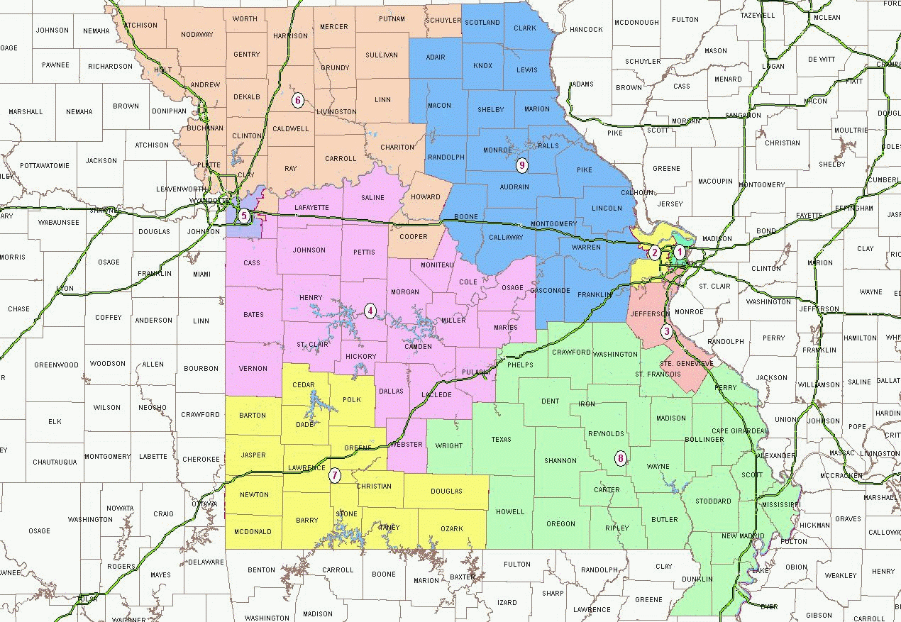 Missouri Congressional District Plans